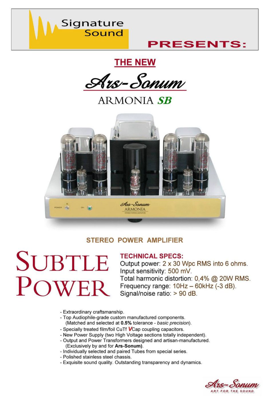 Ars-Sonum Filarmonia | Signature Sound